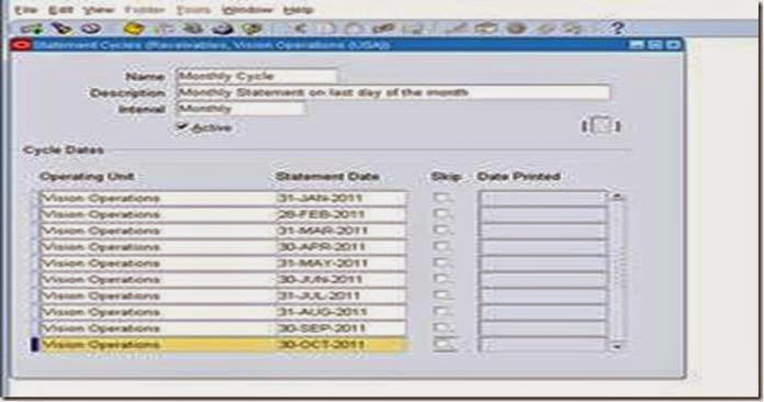 Oracle Applications: AP/AR Netting Setups In Oracle R12
