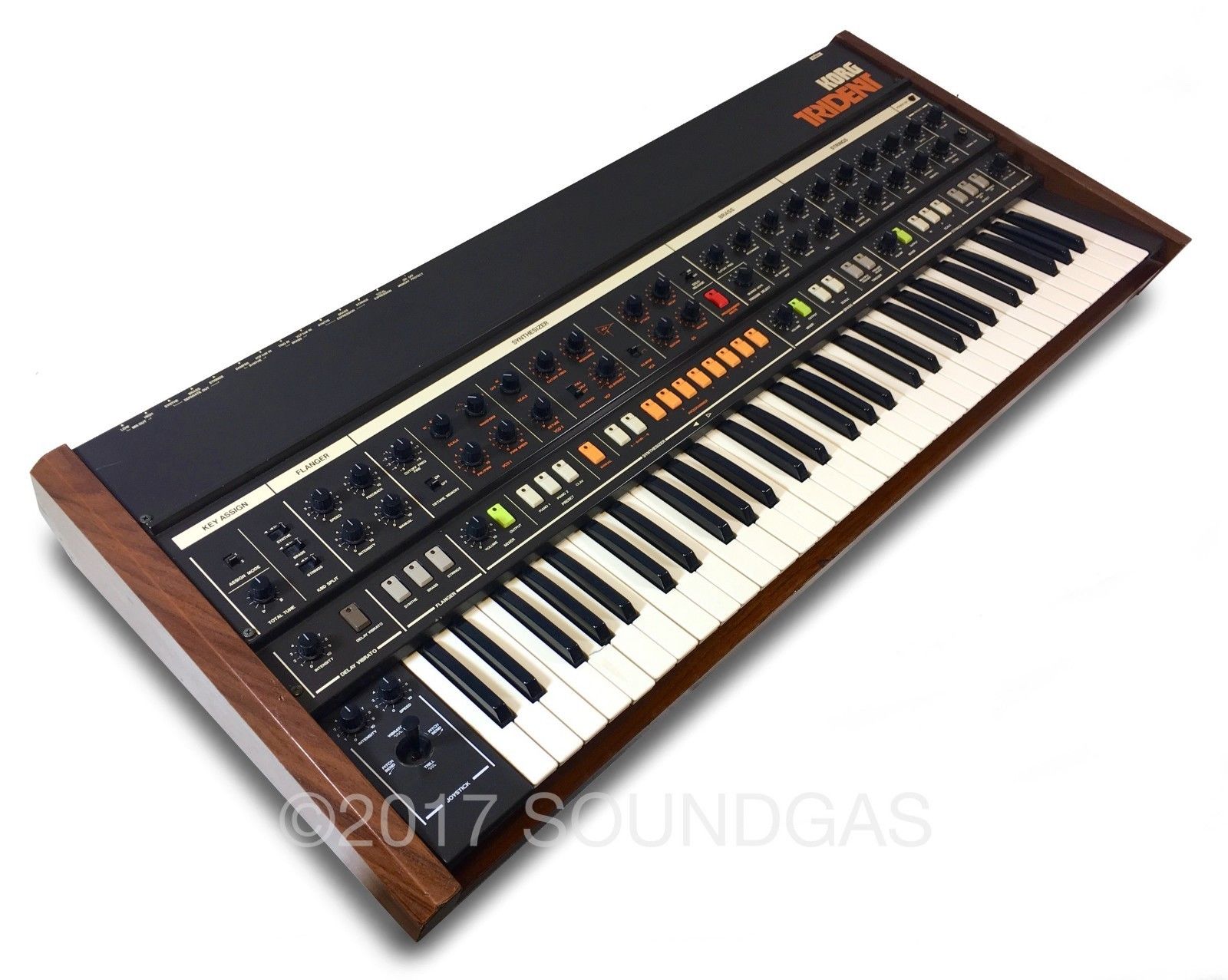 MATRIXSYNTH: KORG TRIDENT - *Pro-Serviced* Vintage Synthesizer SN 331664
