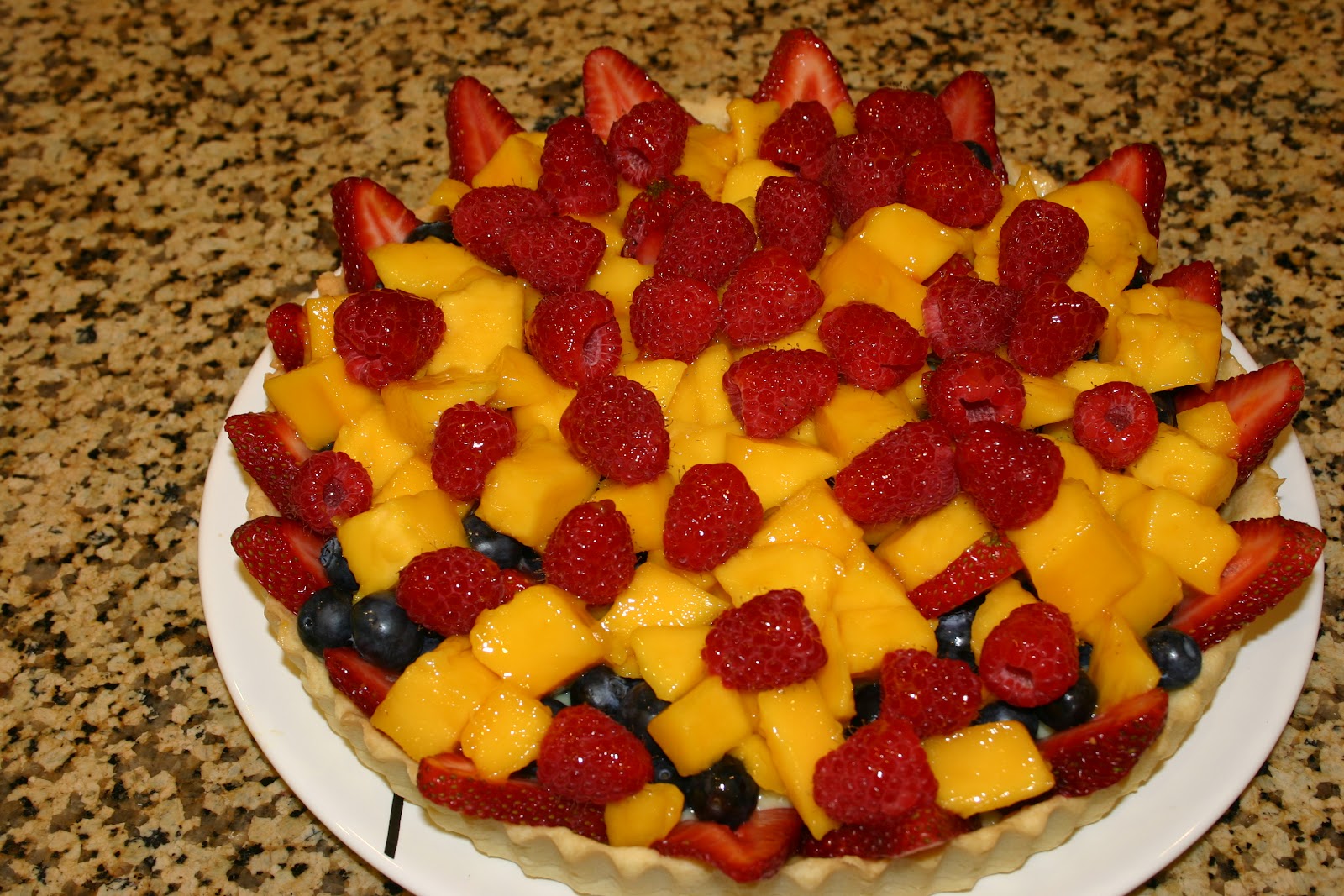 Cooking in the Le-Buff: Delicious Fruit Tart