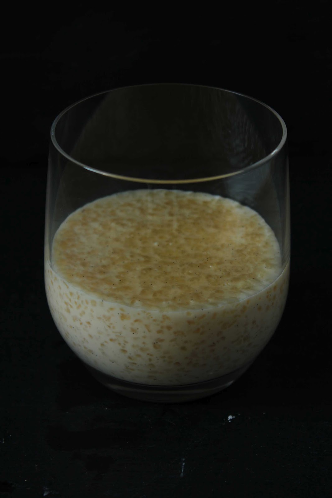 - fleur du poirier -: vanilla tapioca cream. vanille tapioca creme.