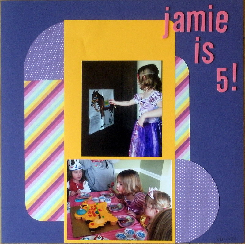 Reflections...on Living Creatively: Some Birthday Layouts