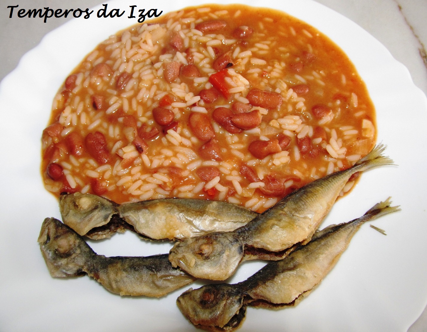 Temperos da Iza: Arroz de Feijão Malandrinho da Iza