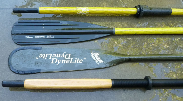 Sawyer Square Top Oars, a Review - Clavey Paddlesports