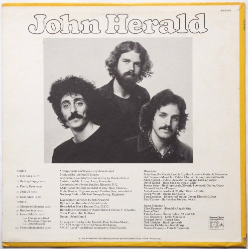 偏愛的収集記－暢気・気儘な箱々 其の参: 音楽 ： John Herald / John Herald