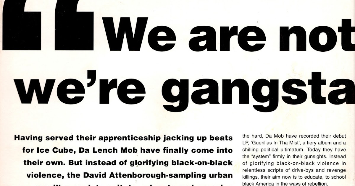 HipHop-TheGoldenEra: Da Lench Mob - HHC 1992