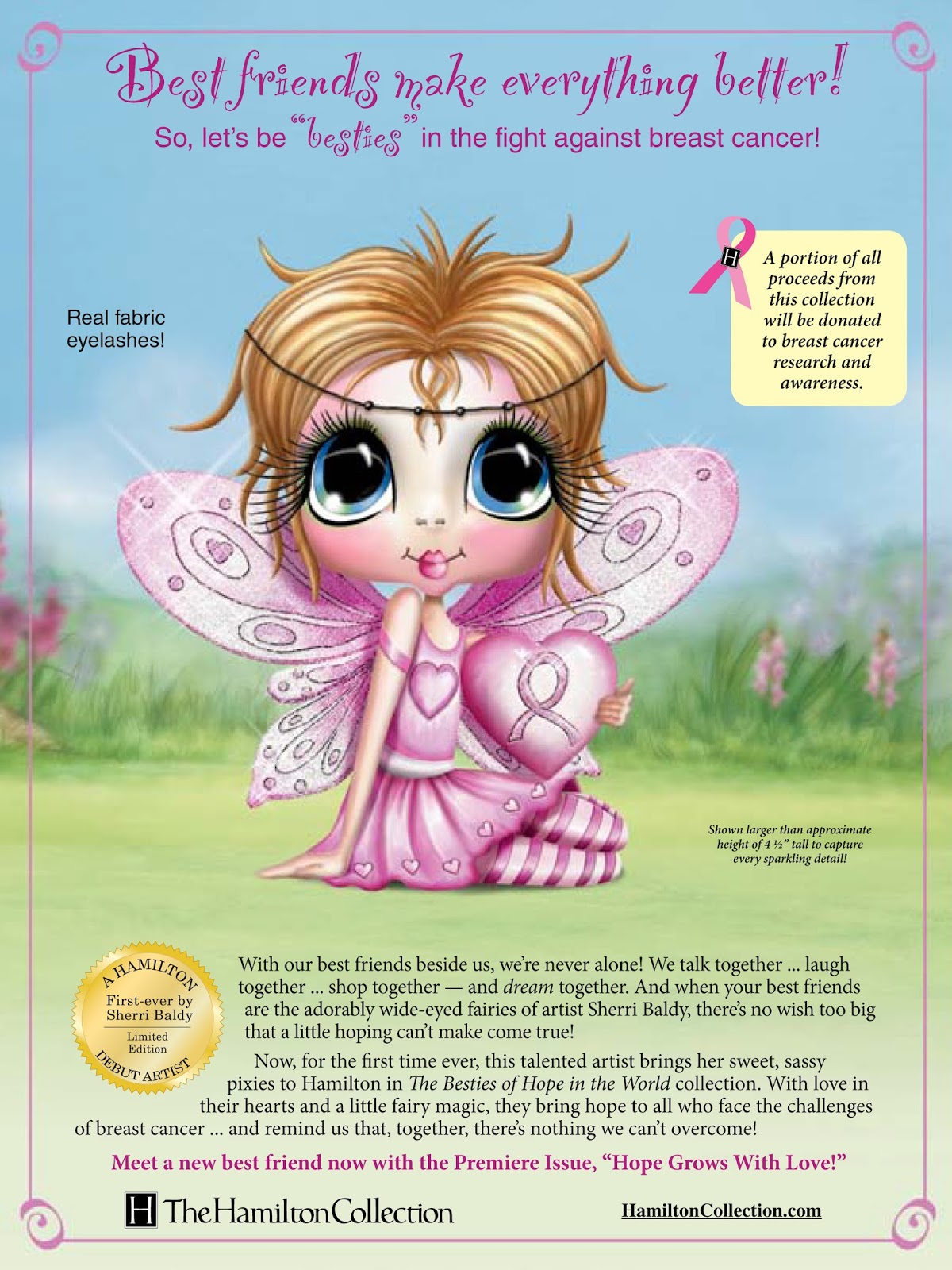 Besties International Challenge : The Hamilton Collection- Hope figurine