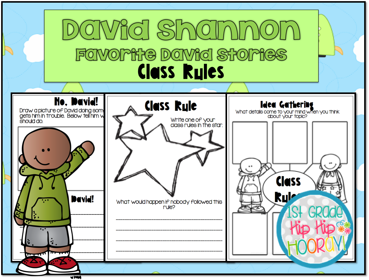 1st Grade Hip Hip Hooray!: Favorite David stories with author ...
