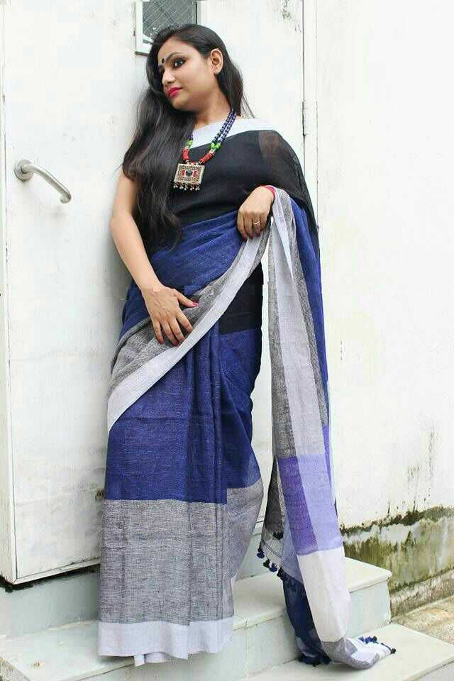 New linen collection | Buy online Lenin Sarees