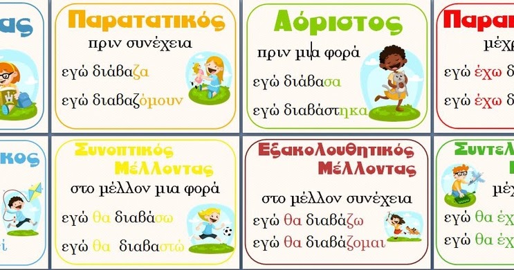 AAXOY !!! : ΟΙ ΧΡΟΝΟΙ ΤΟΥ ΡΗΜΑΤΟΣ
