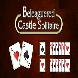 Beleaguered Castle Solitaire Card Game