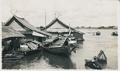 Palembang Dalam Sketsa: Rumah Rakit Palembang