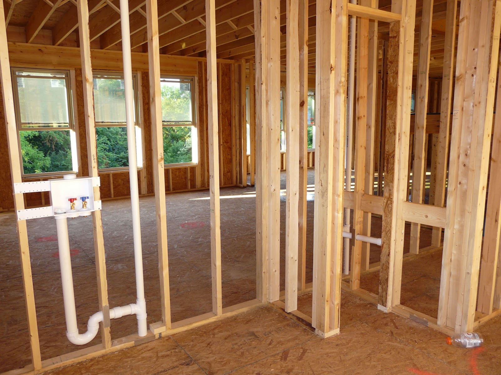 Jamie and Carrie's Home Building Adventures: Day 60 - Framing (Mostly ...