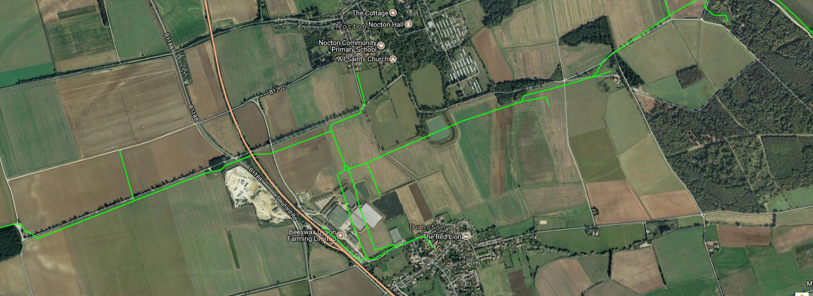 Nocton in Lincolnshire: Nocton Estate Light Railway