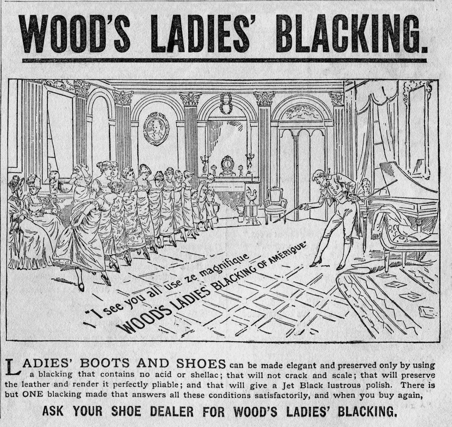 Lee's Comic Rack: 1872, 1887, and 1890 magazine ads featuring cartoons ...