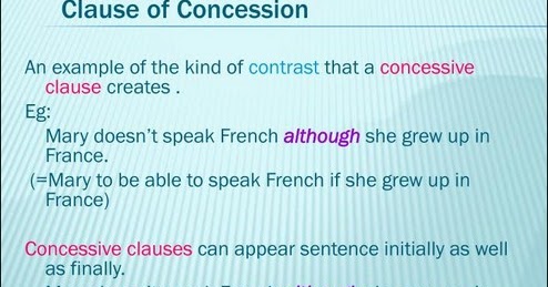 Definisi Concessive Clause dan Contoh Kalimat Bahasa Inggris - Kata ...