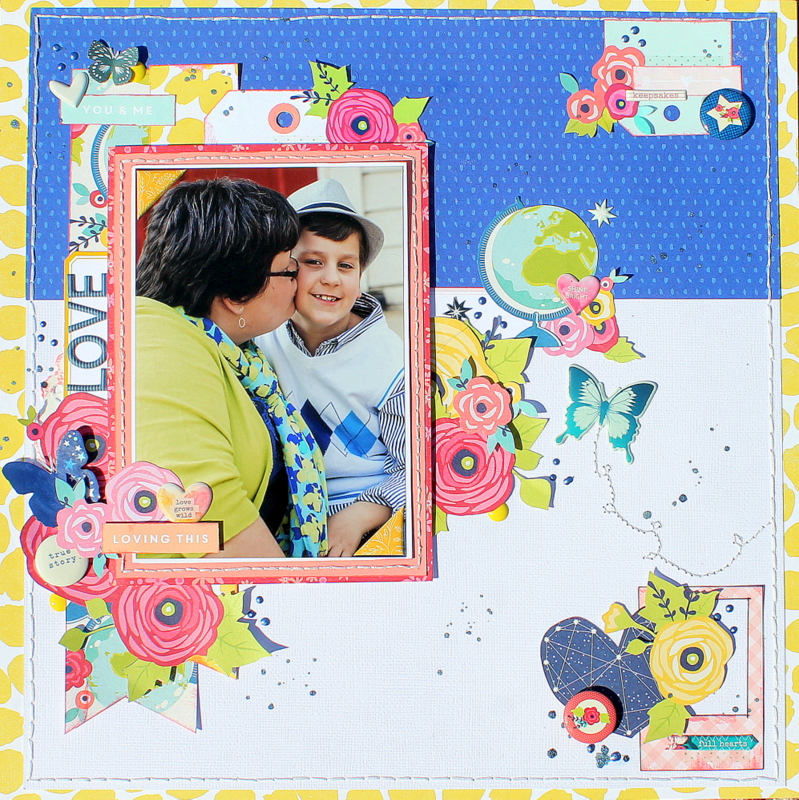 Let's Get Scrappy: Love: A 12 x 12 Scrapbook Layout