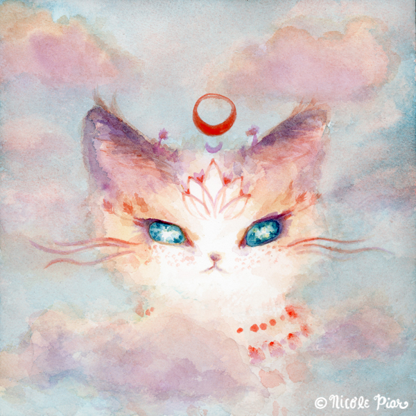 ghostkitten: Spirit Cats Inspirational Card Deck in the works