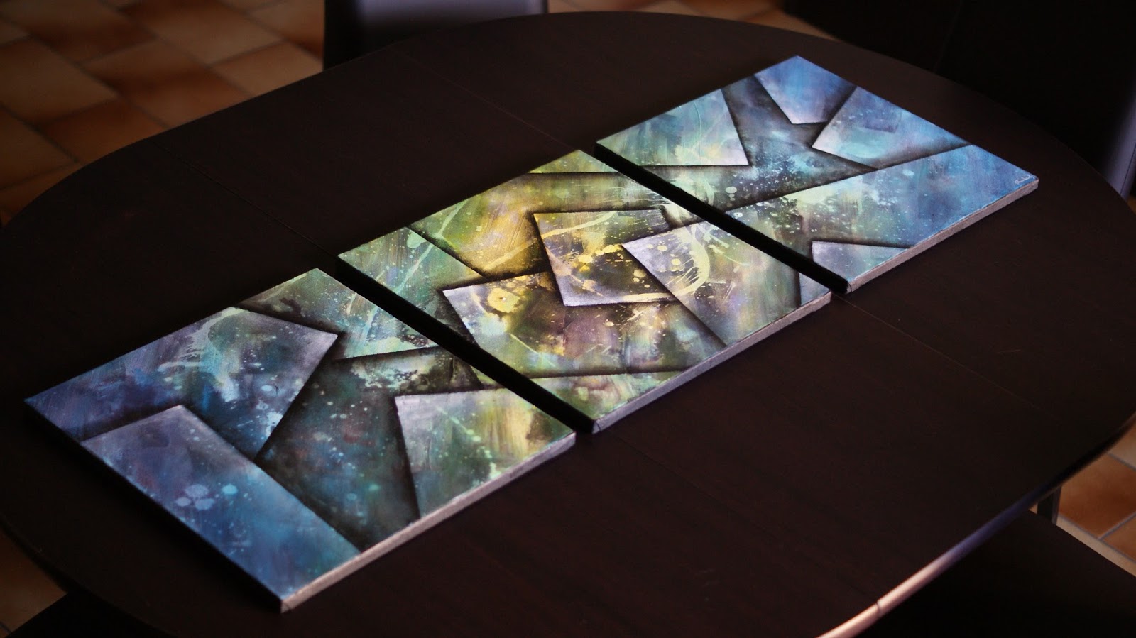 Le tableau triptyque