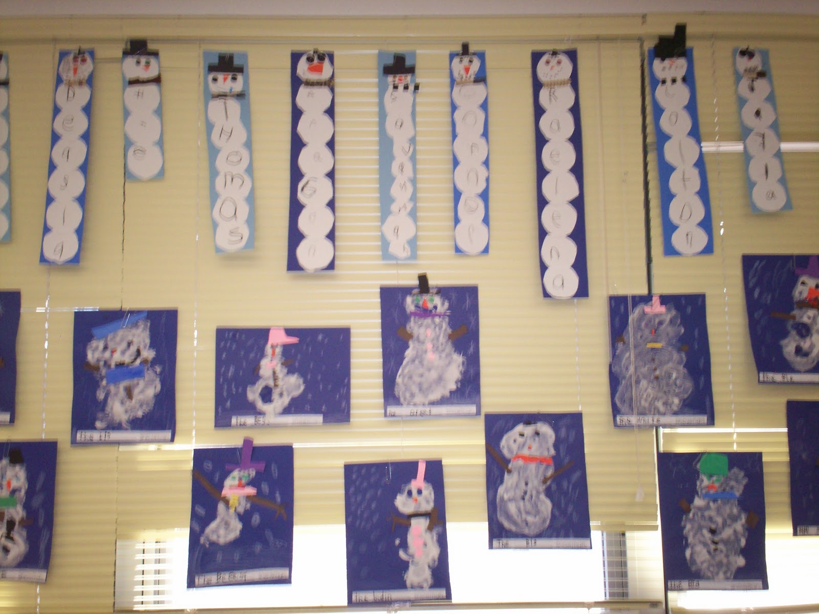 kindergarten days: Winter Wonderland