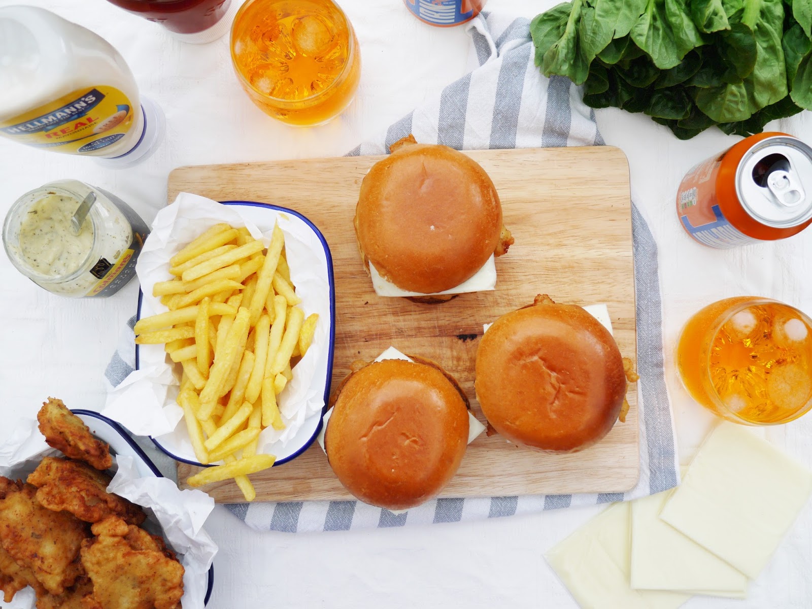 This Muslim Girl Bakes: Battered Fish Burgers.