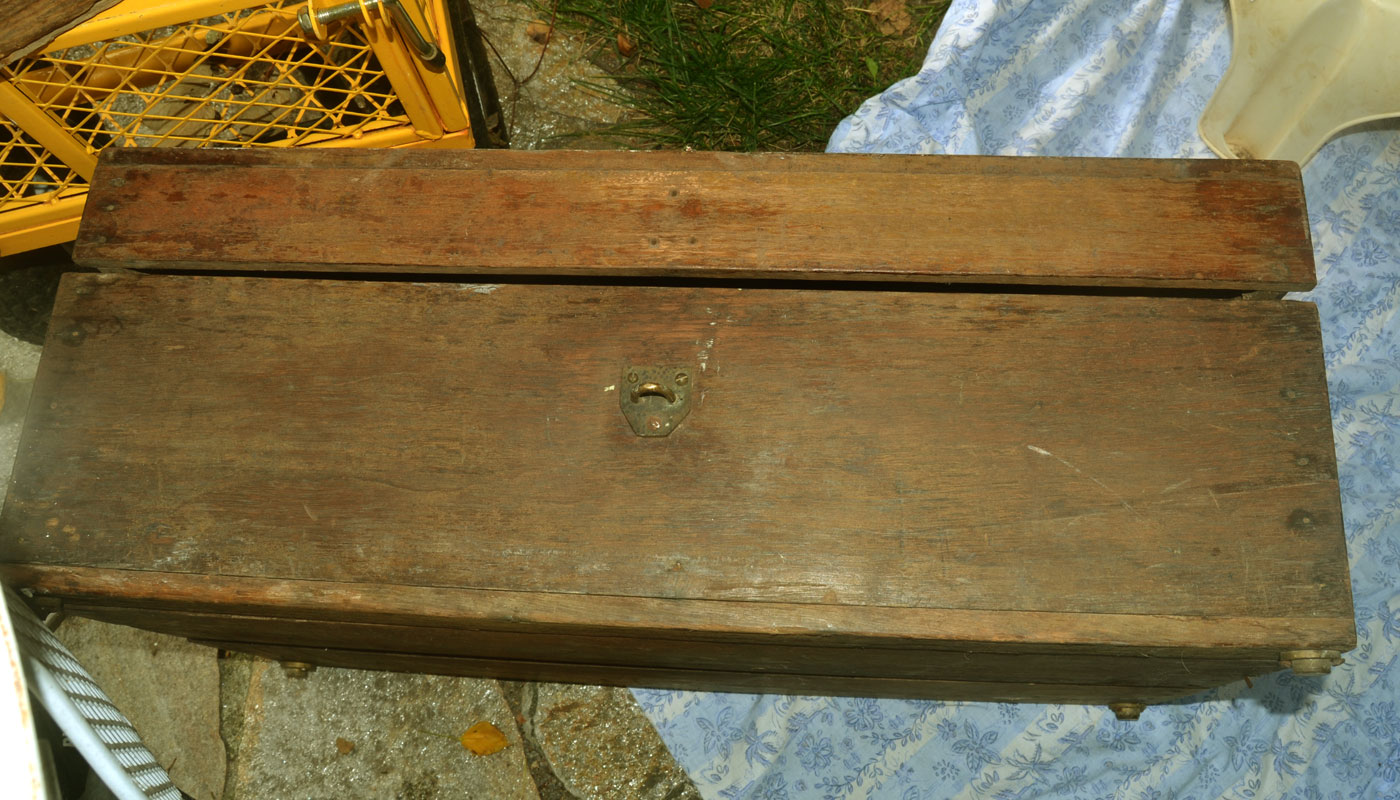 Saturdays Vintage Finds: Reviving A Walnut Foot Locker