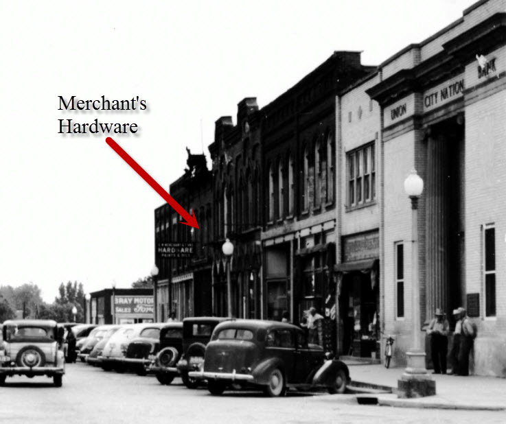 Old Union City Postcards and Pictures...: Merchants Hardware Store - 1942