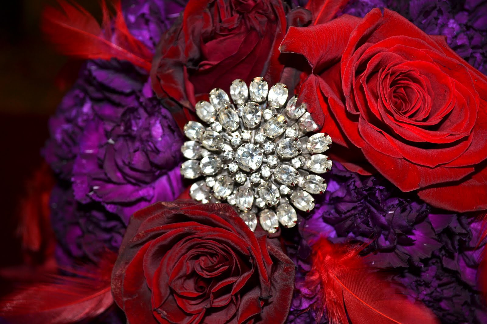 Blush and Bashful: Royal Red and Purple Wedding