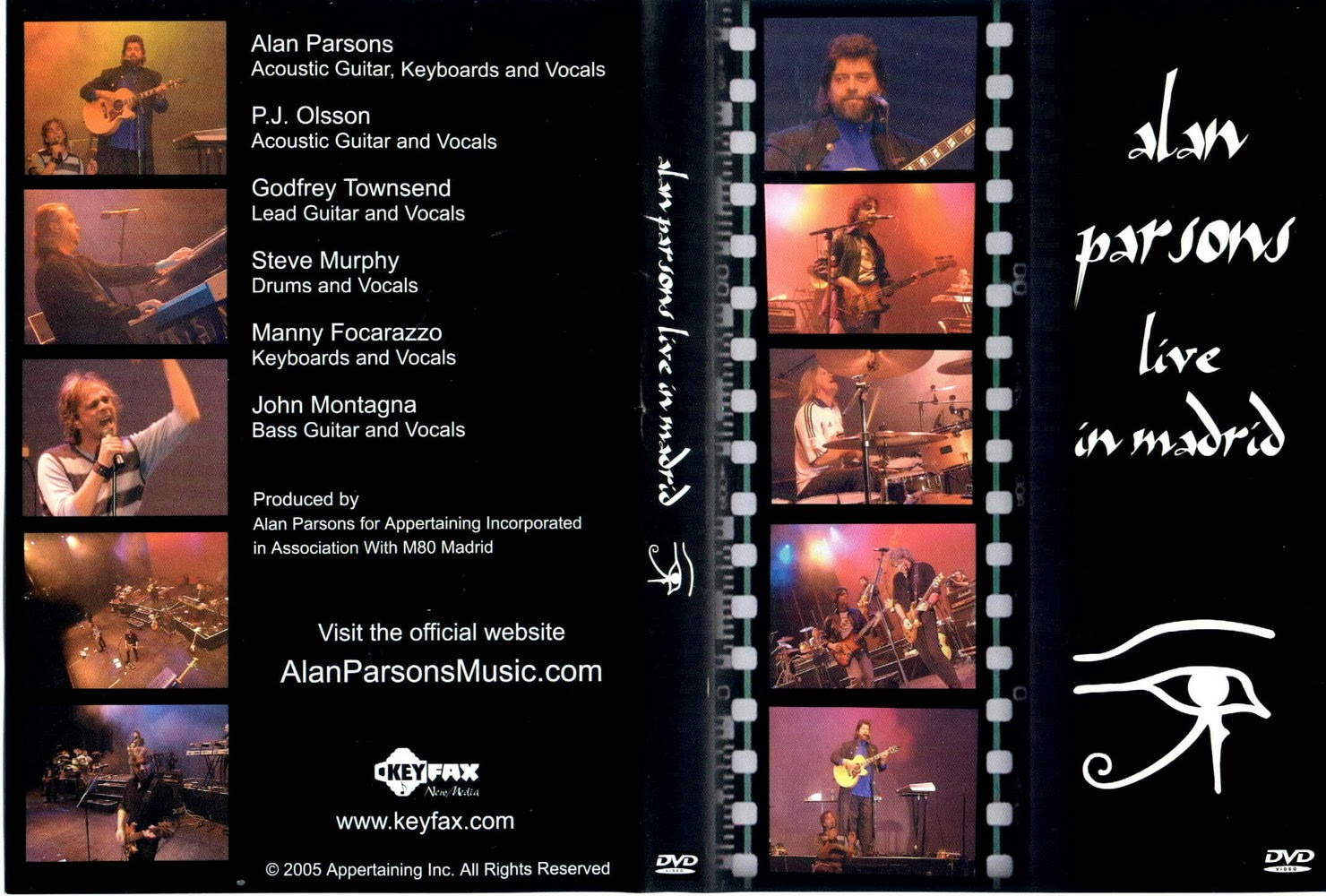 THE ALAN PARSONS PROJECT: Alan Parsons - Live In Madrid (2004) DVD