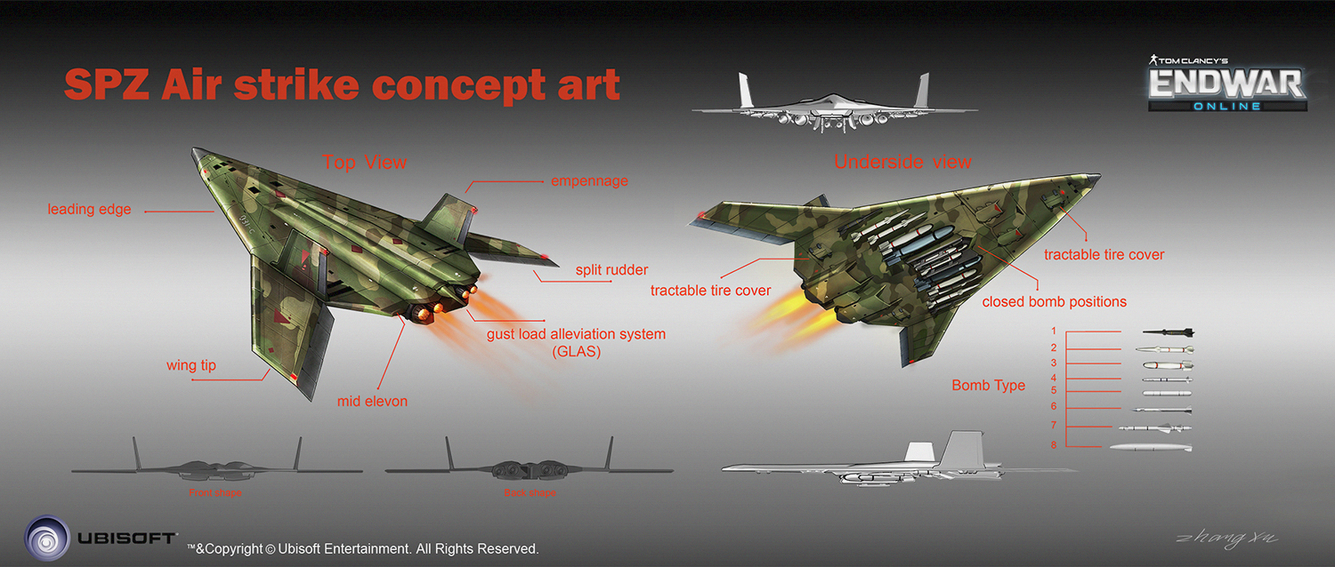 Alan Zhang(Xu Zhang) Concept art and design: End war - vehicle concept art