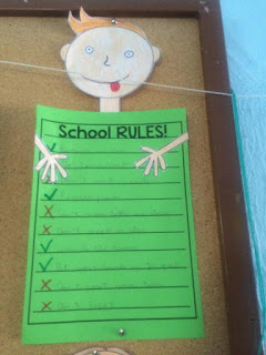 OUR ENGLISH CLASS: Rules crafts