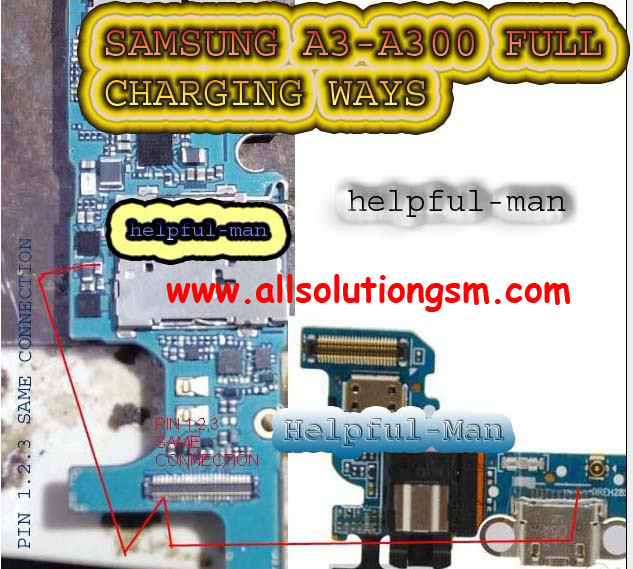 Samsung-A3-A300-Charging-Ways-Usb-Problem-Jumper-Solution - China Gsm