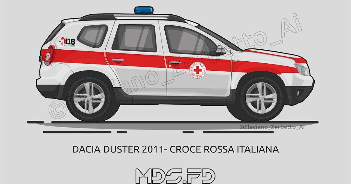 KombiT1: Dacia Duster 2011 - Croce Rossa Italiana