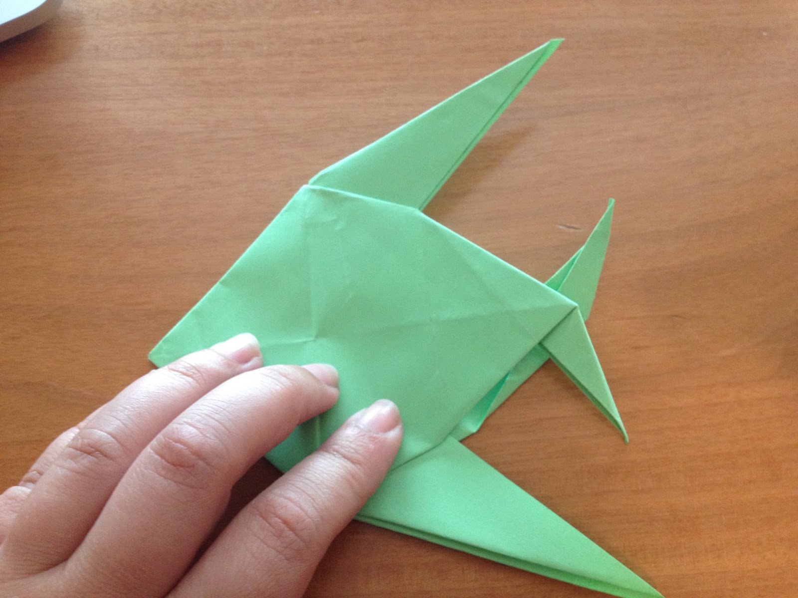 Purple Cinnamon: Pez de origami