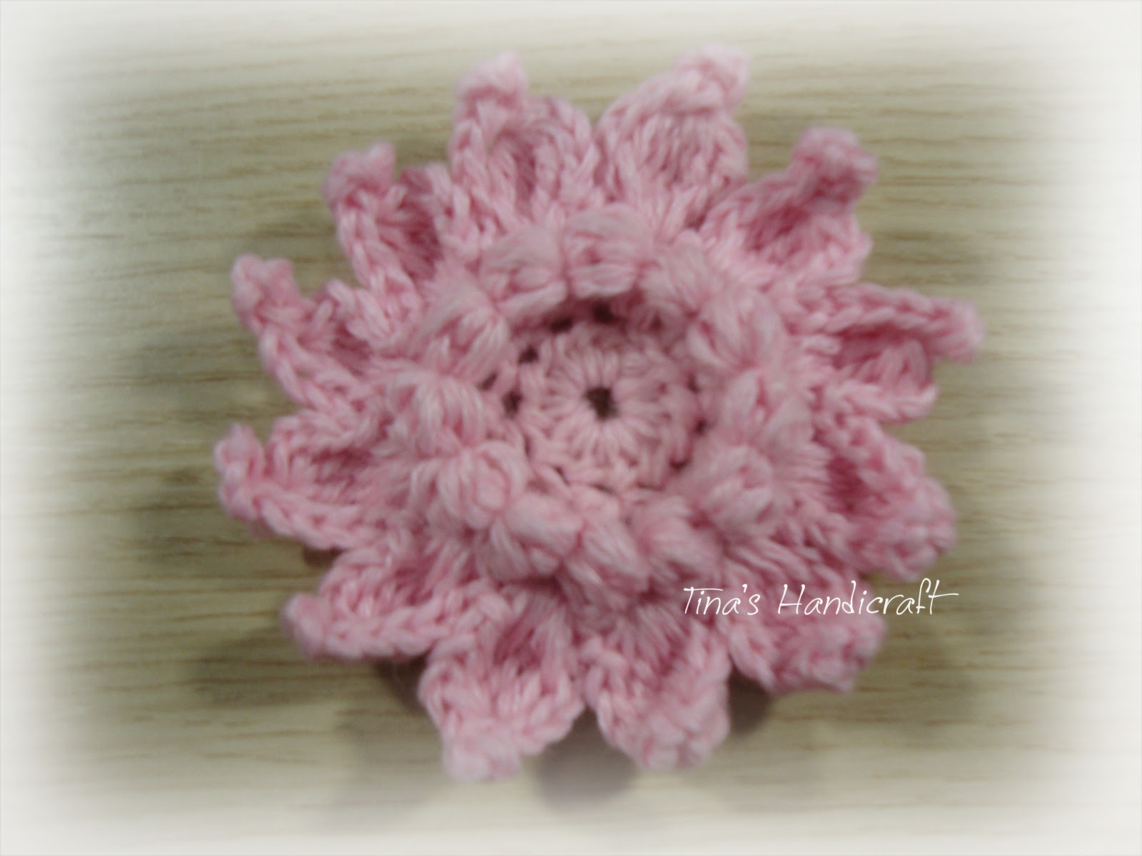 Tina's handicraft : How to make puff irish crochet 2d flowers