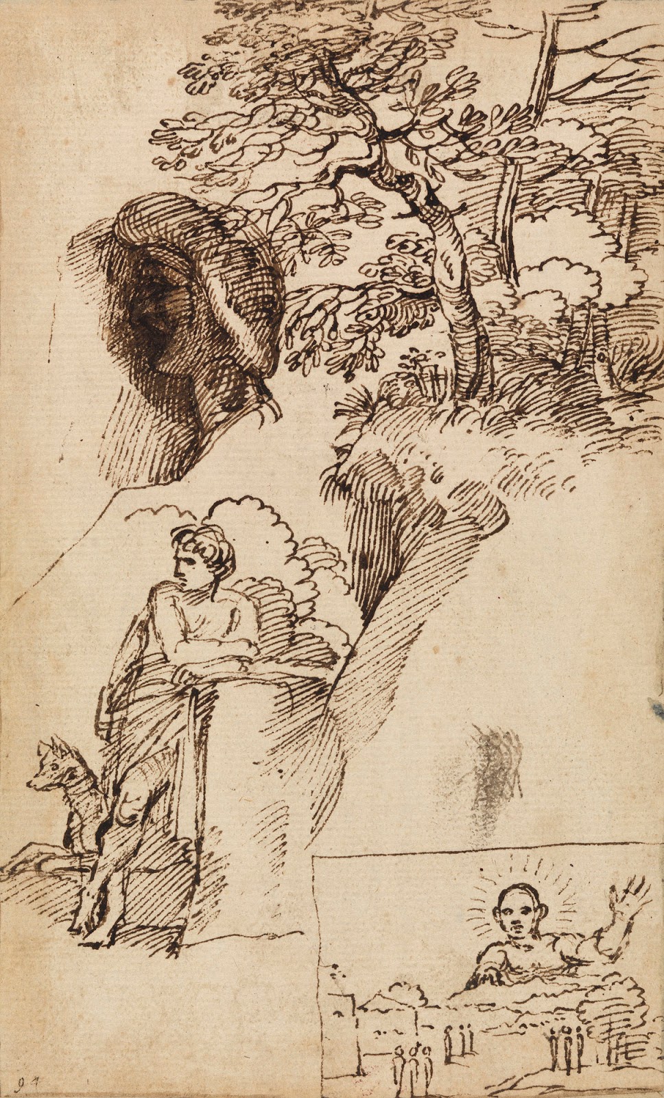 Spencer Alley: Studies by Annibale Carracci