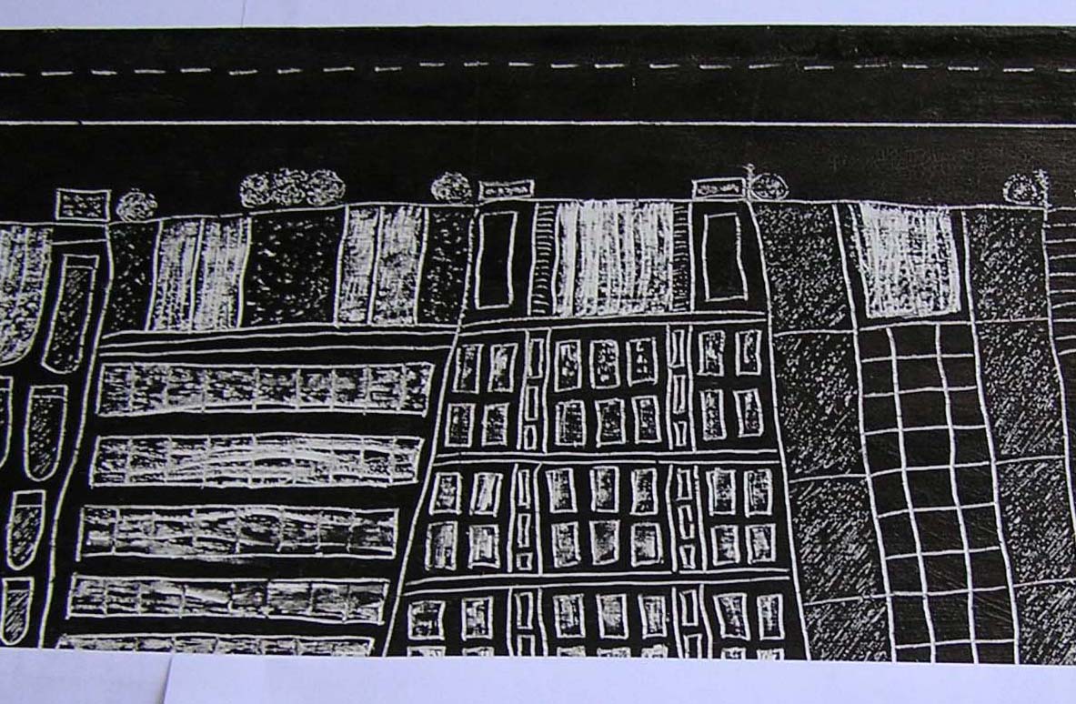 Helen Malone: Ink Sgraffito