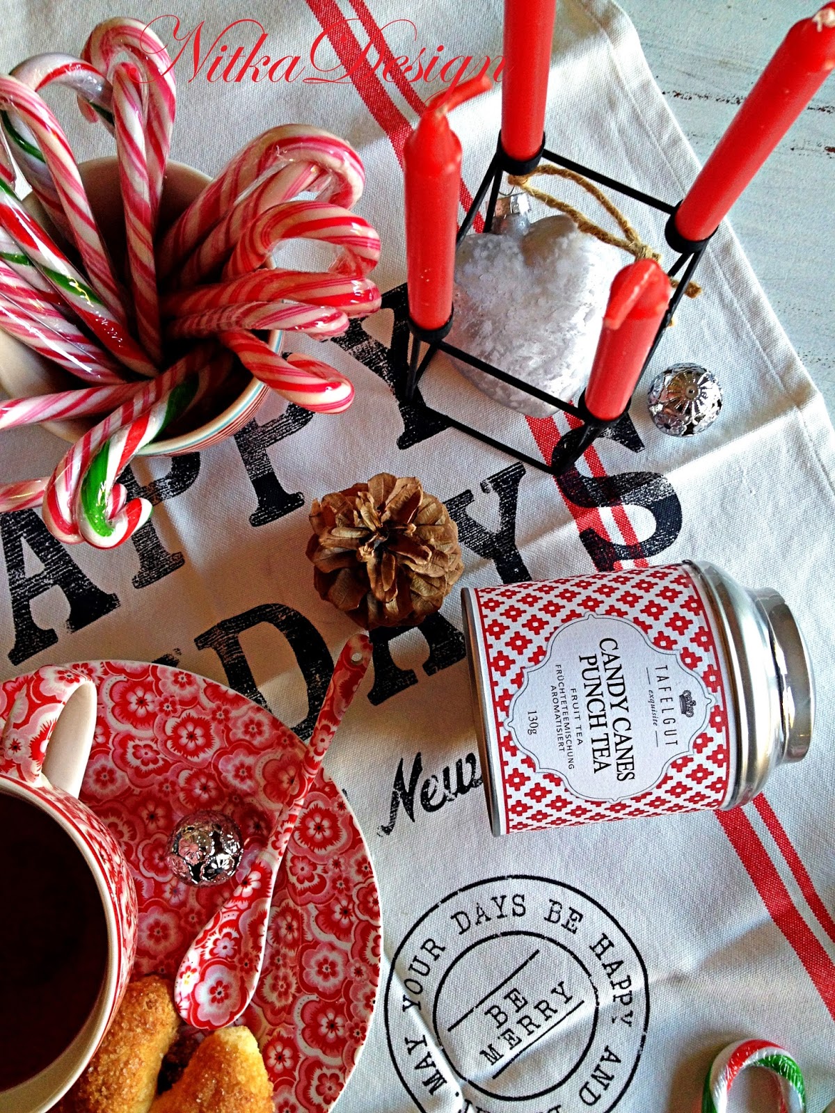 : Candy Canes Punch Tea Party