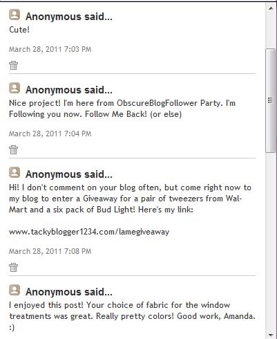 Serenity Now: Commenting 101: How to Leave a Good Comment
