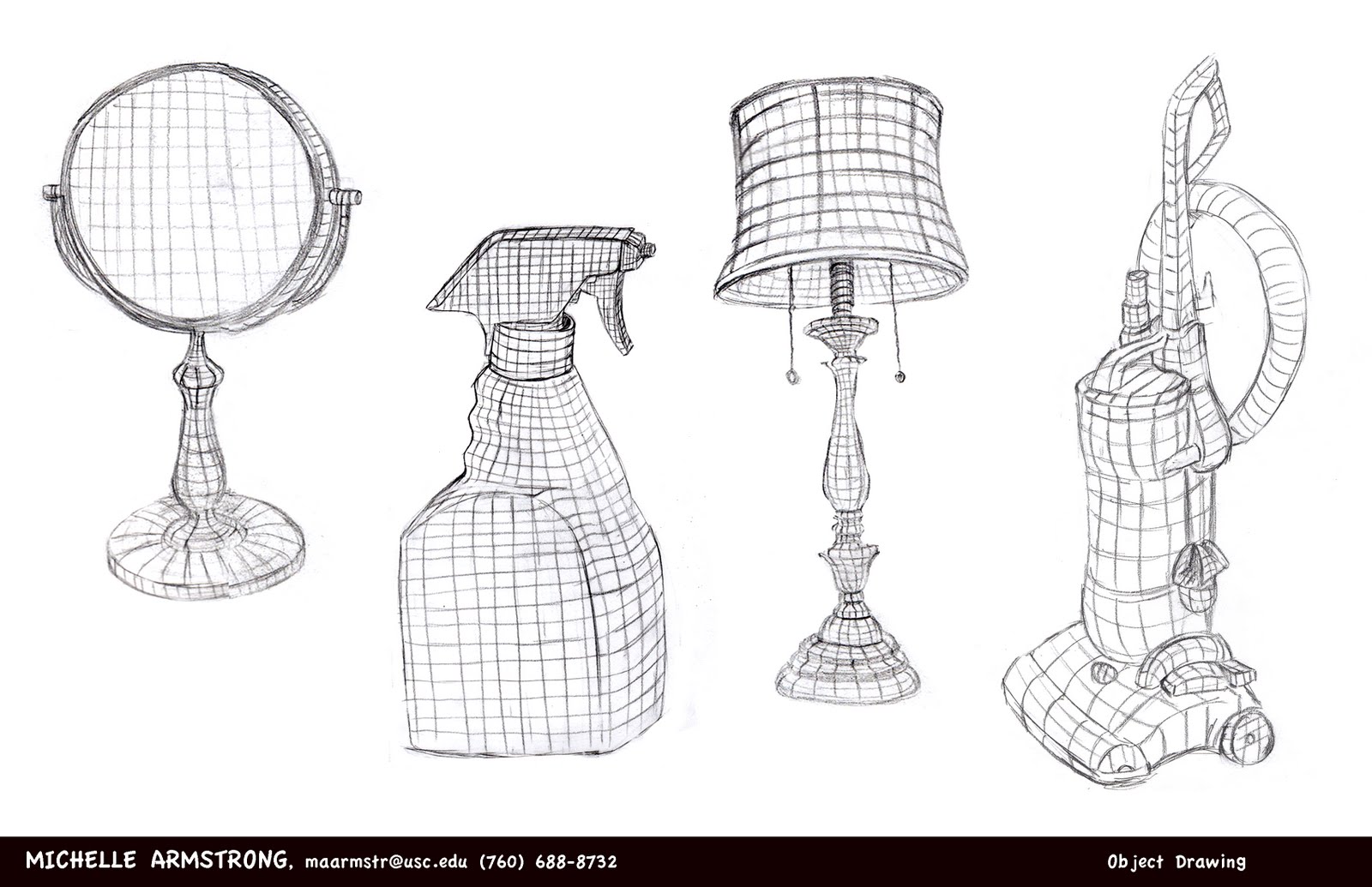 Michelle's Art: Object Drawings