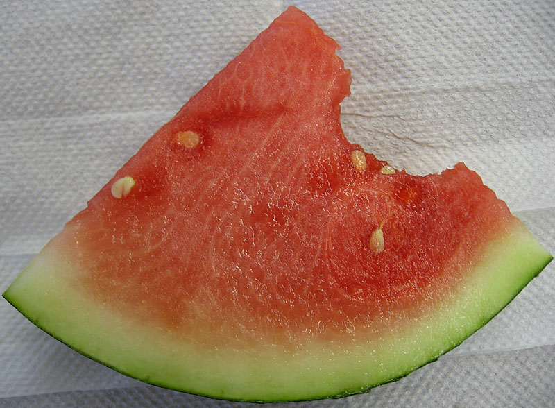 Proud Poppa: Mystery of the Half Eaten Watermelon Triangles