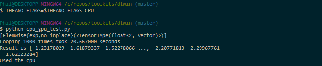 Phil Ferriere's OSS Work: GPU-accelerated Theano & Keras on Windows 10 native