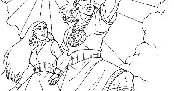 LEYENDA DE MANCO CAPAC Y MAMA OCLLO. Resumen para Niños. Dibujo para ...