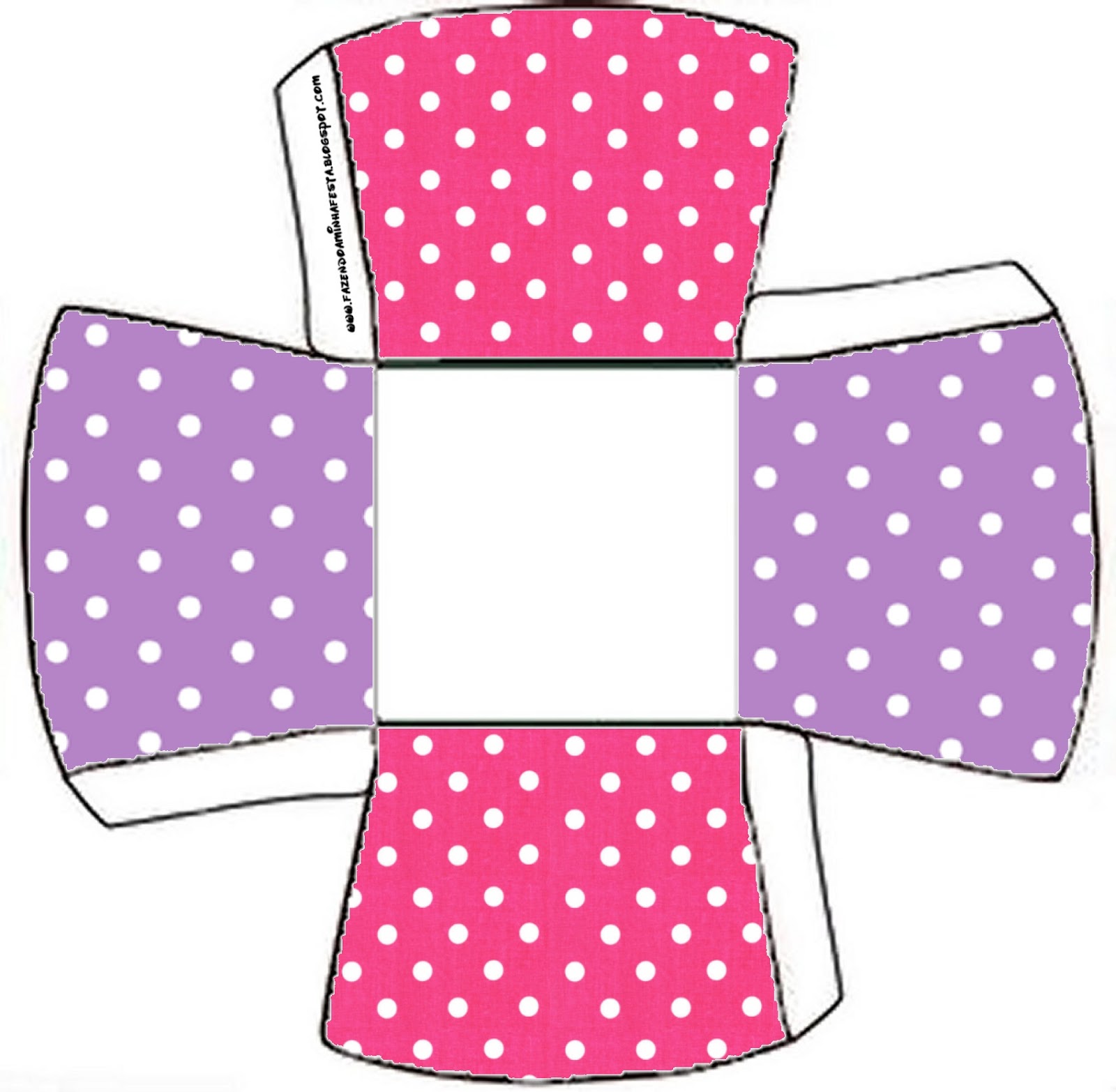 Pink, Purple and White Polka Dots: Free Printable Boxes. | Oh My Fiesta ...