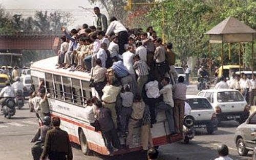 Funny Overloaded Bus