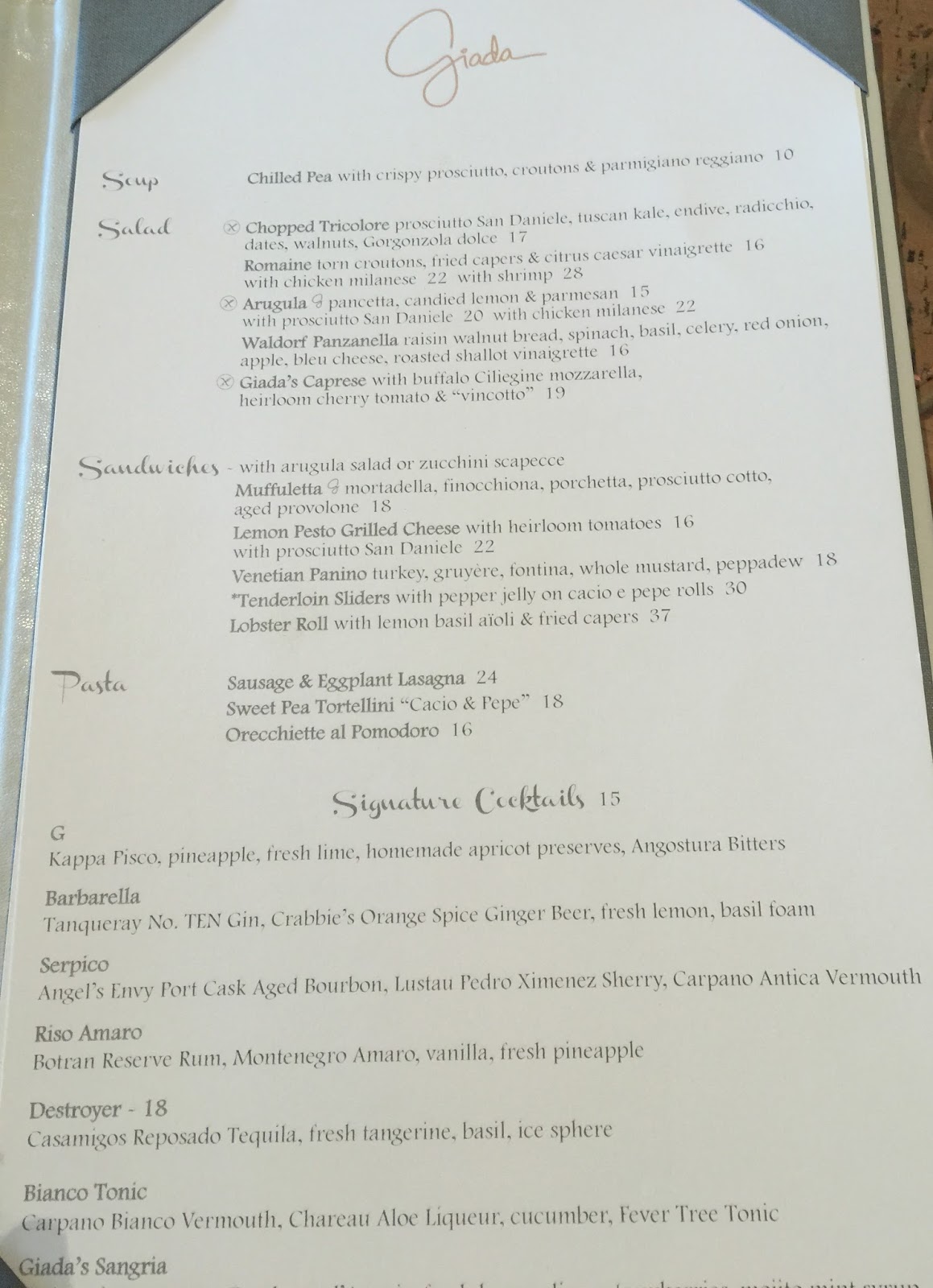 GREAT EATS HAWAII: GIADA LAS VEGAS