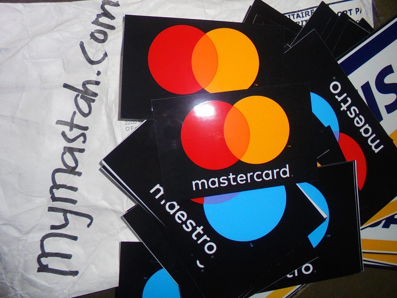 Cara Mendapatkan Stiker Gratis Master Card - Blog Test