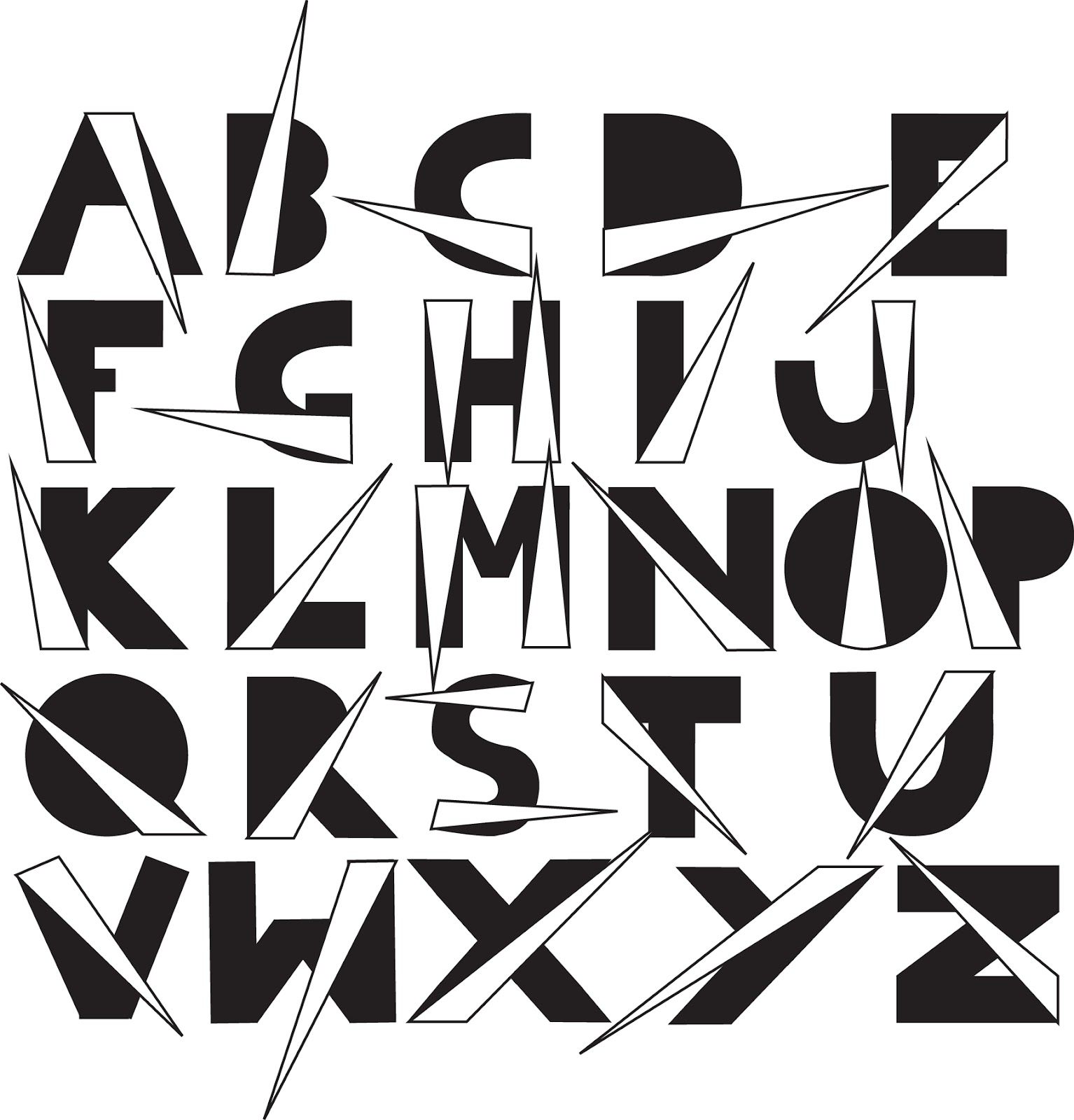 process and ways: la typographie filaire étape 2///2CVPM