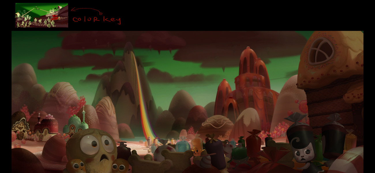 Living Lines Library: Wreck-It Ralph (2012) - Color Keys