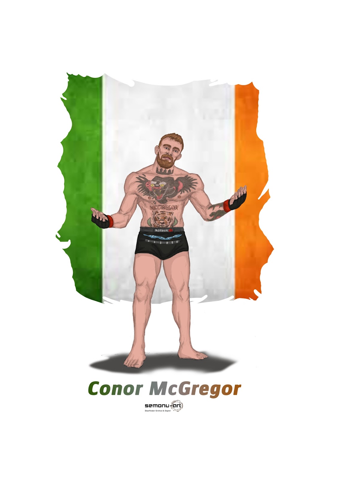 Semonu ART: Conor McGregor design