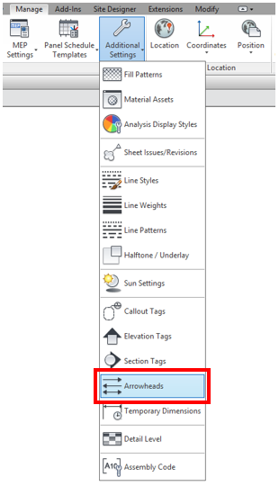 Revit Recess: Customize Revit Arrowheads